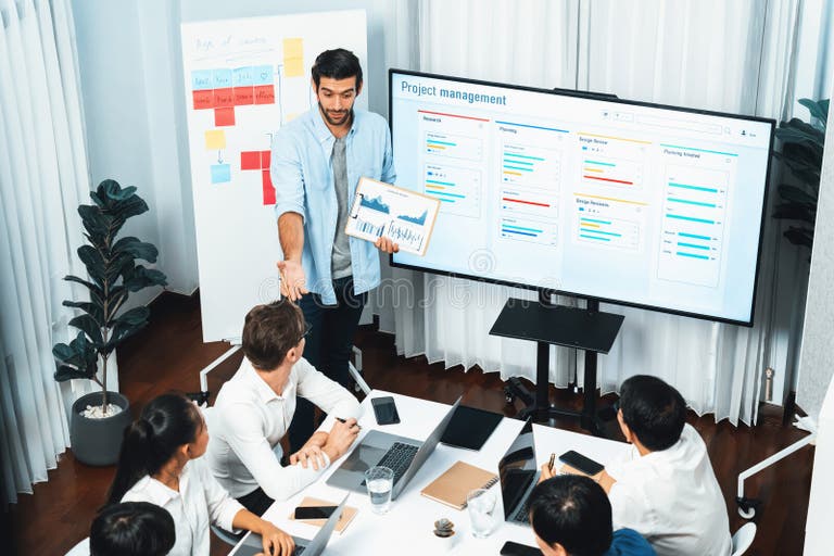 Project Manager Communicate and Collaborate with Team. Prudent Stock ...