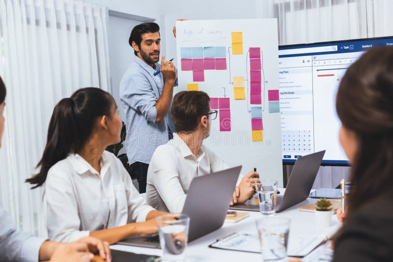 Project Manager Communicate and Collaborate with Team. Prudent Stock ...