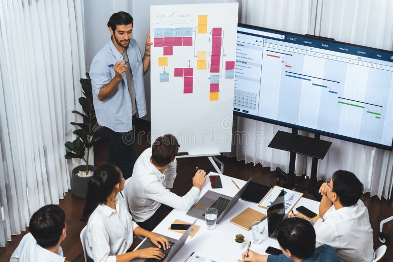 Project Manager Communicate and Collaborate with Team. Prudent Stock ...