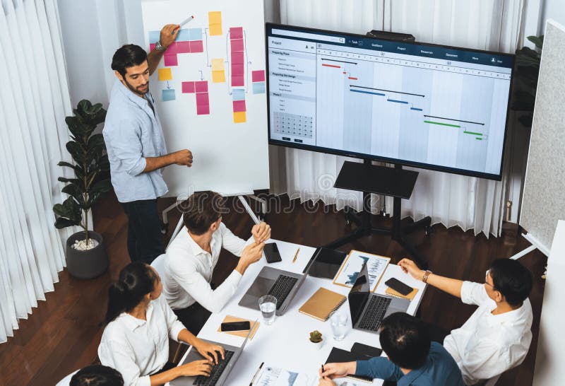 Project Manager Communicate and Collaborate with Team. Prudent Stock ...