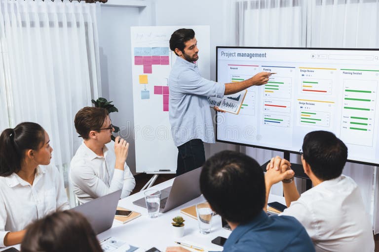 Project Manager Communicate and Collaborate with Team. Prudent Stock ...