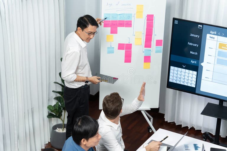 Project Manager Communicate and Collaborate with Team. Prudent Stock ...