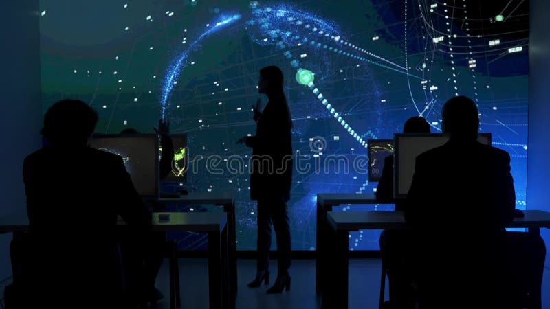 Technical Support Team in Control Room. it Specialists at the Security ...