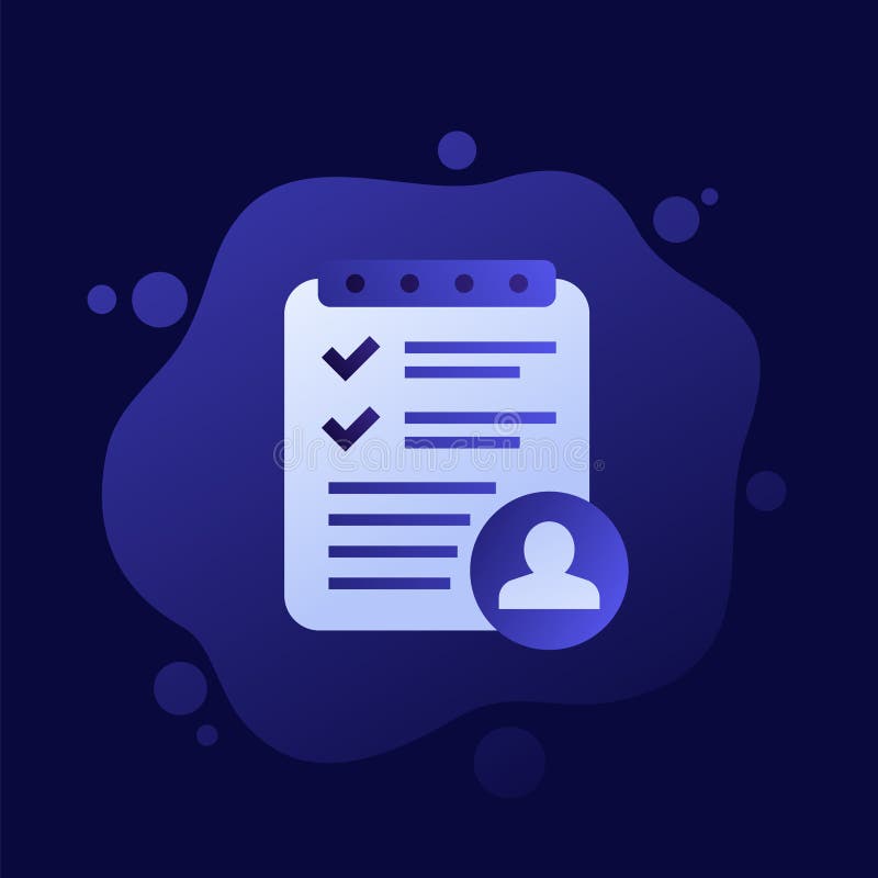 Project Manager Icon, Vector Design Stock Vector - Illustration of ...