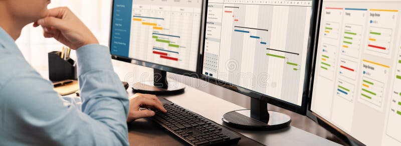 Modern Business Management and Work Flow Organization. Trailblazing ...