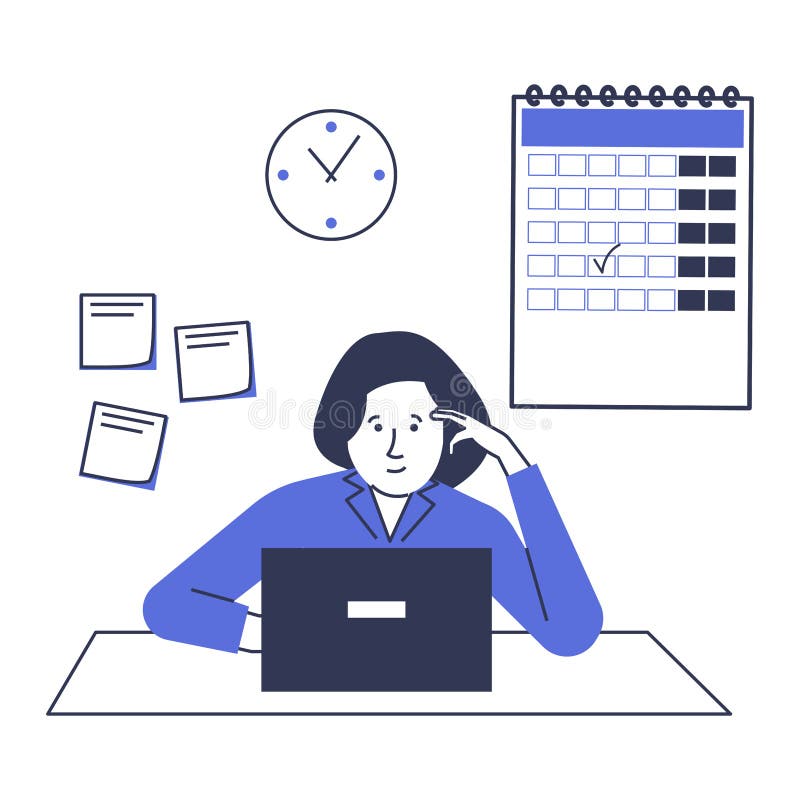 Project manager. stock vector. Illustration of development - 258360140