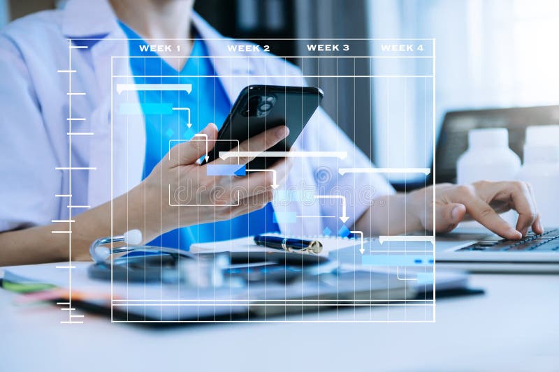 Project Manager Working and Update Tasks with Gantt Chart Scheduling ... Project Manager Working and Update Tasks with Gantt Chart Scheduling ...