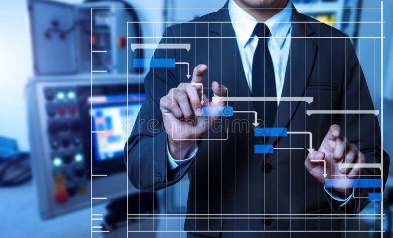 Project Manager Working and Update Tasks with Milestones Progress ...