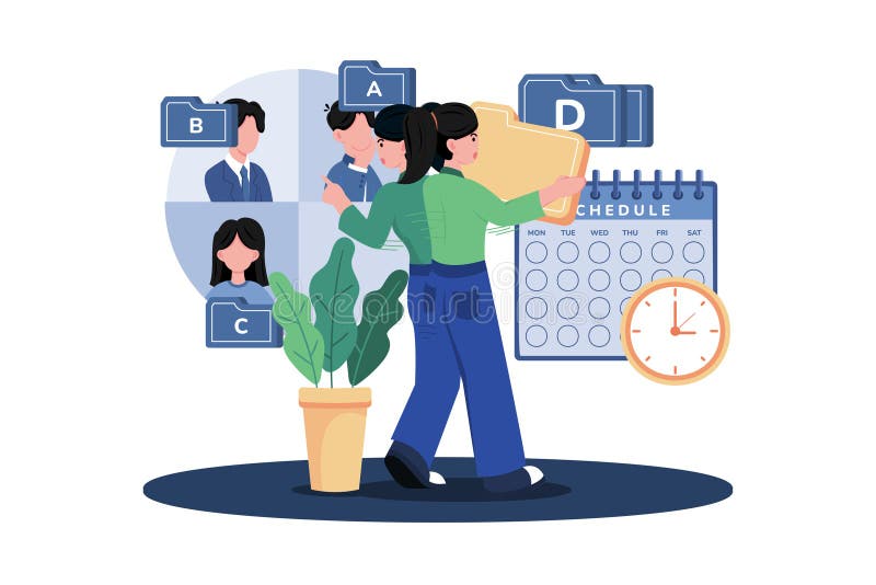 Work Assign Stock Illustrations – 758 Work Assign Stock Illustrations ...