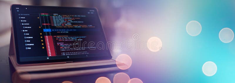 Project Managers Work New Idea. Mobile App Developer. Innovative Startup Project. Website ...