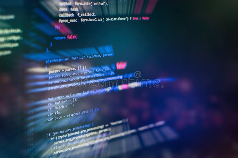 Web Programming Functions on Laptop on Laptop. it Business. Python Code ...