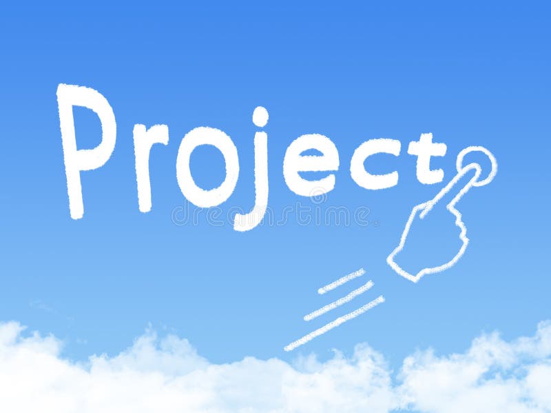 Project Message Cloud Shape Stock Illustration - Illustration of white ...