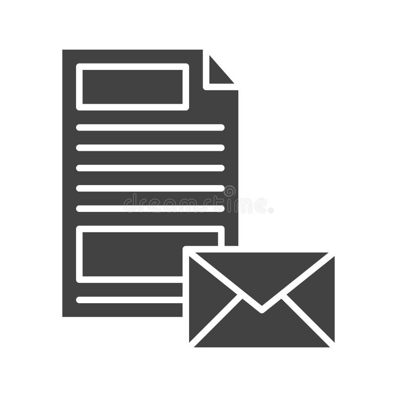 Project Message Icon Image. Stock Vector - Illustration of outline ...