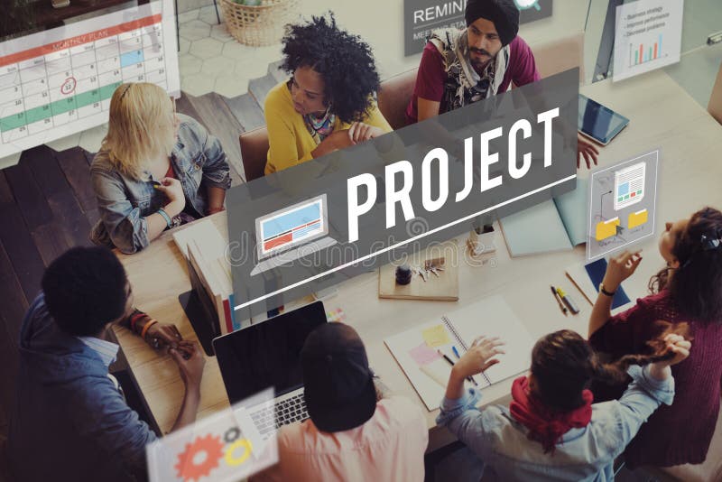 Project Operation Plan Predict Management Task Concept Stock Photo ...