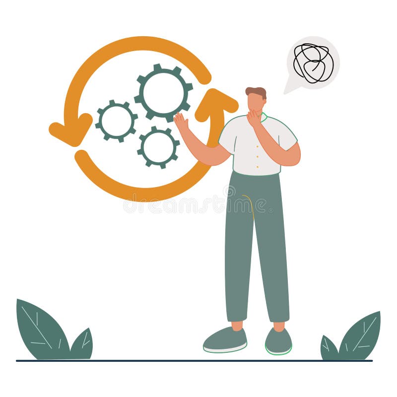 Management System Abstract Concept Vector Illustration. Business ...