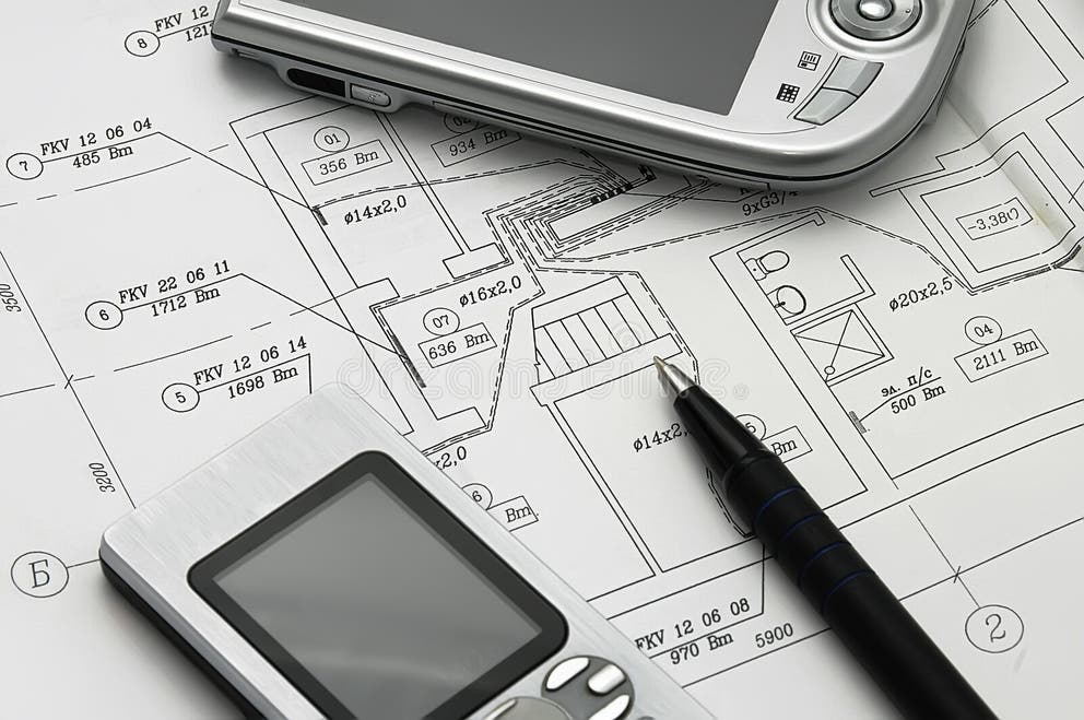 Project pda stock photo. Image of planning, technology - 7554986