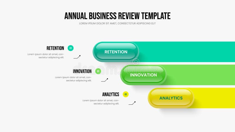 Creative Development 3 Element Infographic Slide Template Stock Vector ...