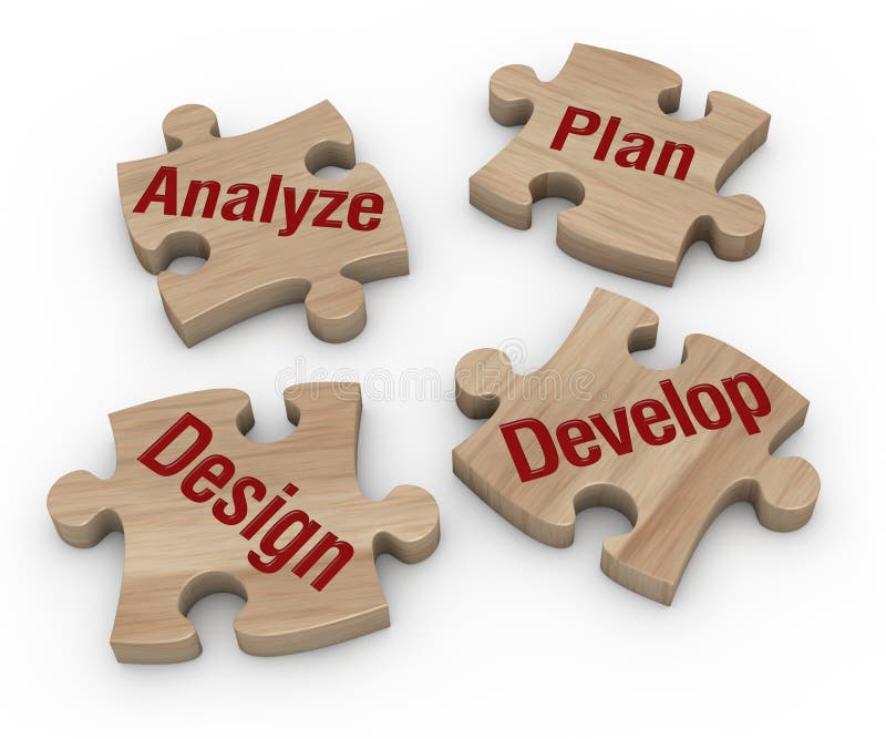 Project management phases stock illustration. Illustration of manage ...