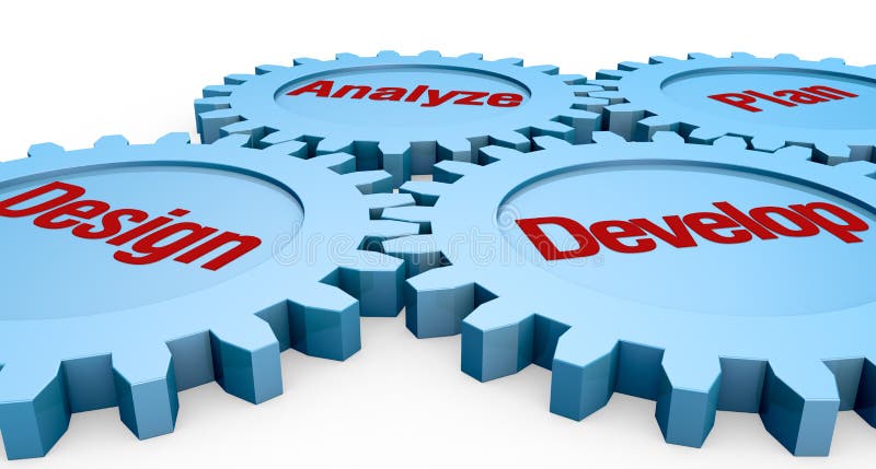 Project phases stock illustration. Illustration of concept - 23953598