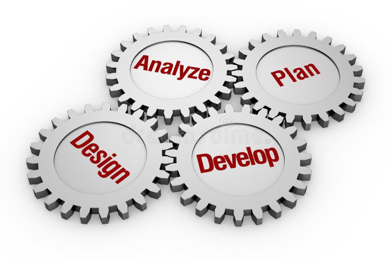 Project phases stock illustration. Illustration of abstract - 23983097