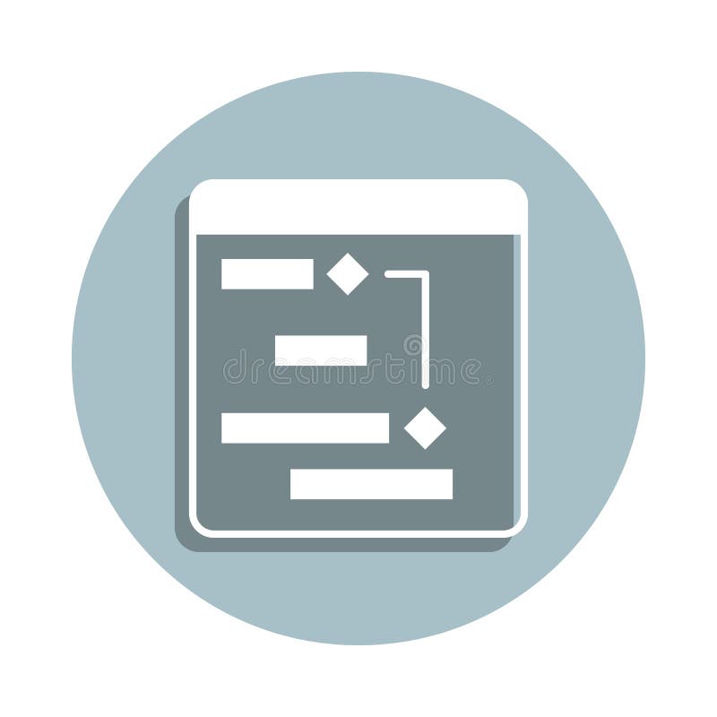 Project Plan Icon. Element of Software Development Signs with Name for ...