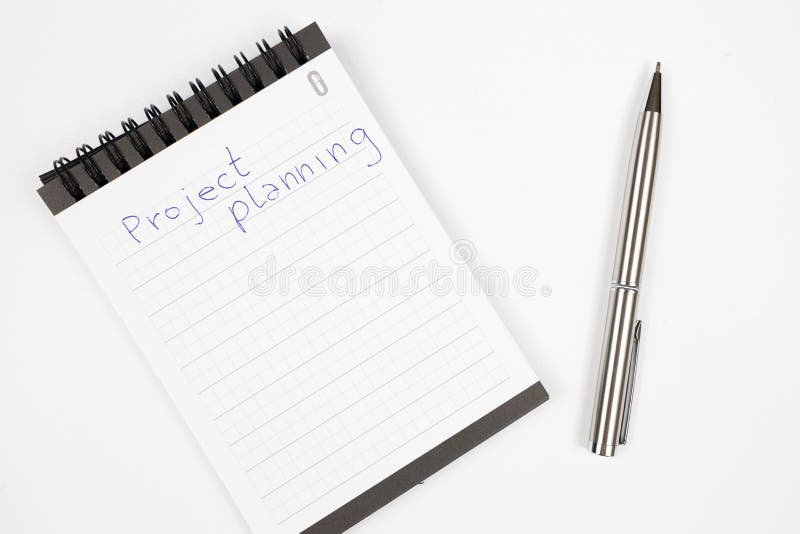 Project Plan Notes with Metal Pen - Productivity Plan - Business and ...