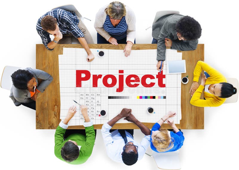 Project Plan Operation Job Strategy Venture Task Concept Stock Image ...