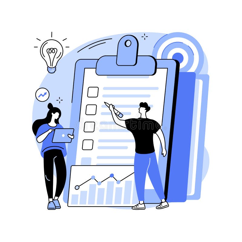 Planning Abstract Concept Vector Illustration. Stock Vector ...