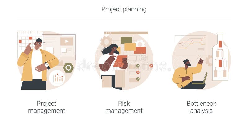 Project Planning Abstract Concept Vector Illustrations. Stock Vector ...