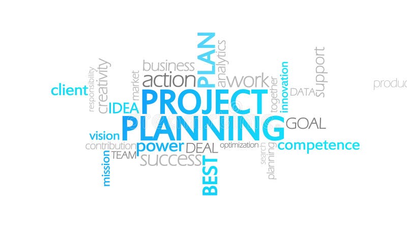 4k Project Planning Animated Tag Word Cloud,Text Design Animation ...