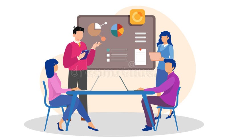 Project Planning stock illustration. Illustration of boss - 320482743