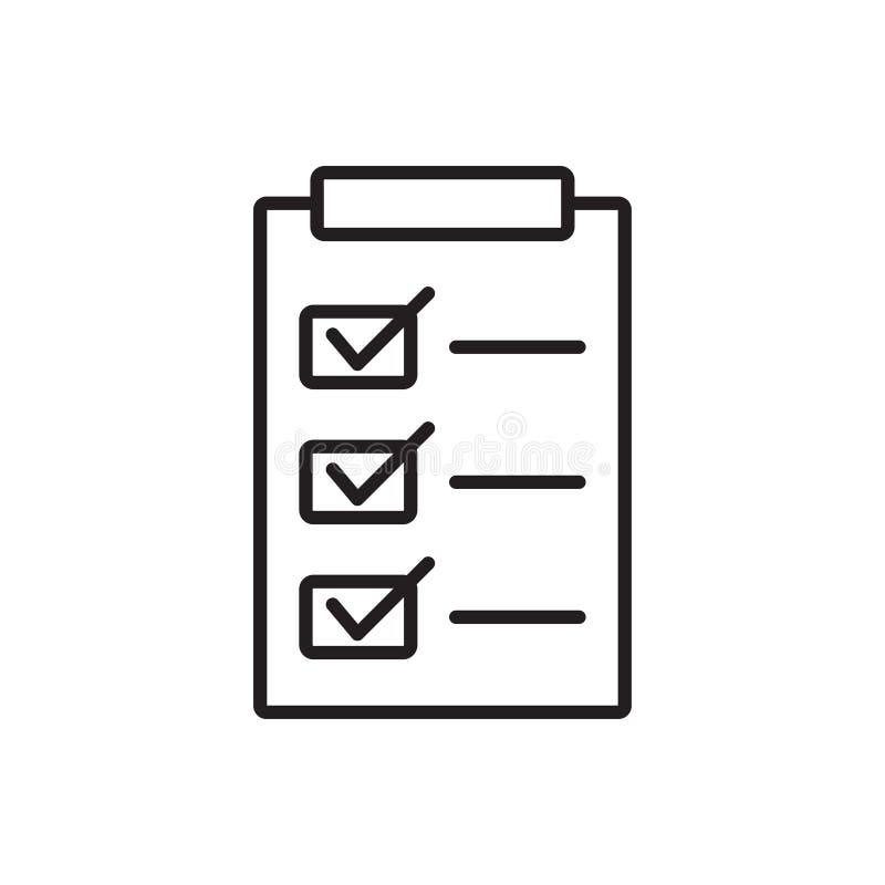 Project Planning Outline Icon Vector for Your Web Design, Logo, UI ...