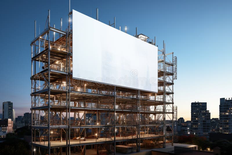 Project Planning Perfection Scaffold and Building Mock Up in a ...