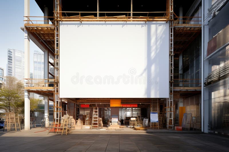 Project Planning Perfection Scaffold and Building Mock Up in a ...