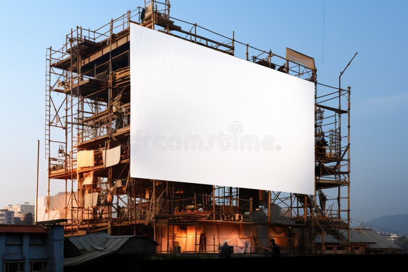 Project Planning Perfection Scaffold and Building Mock Up in a ...