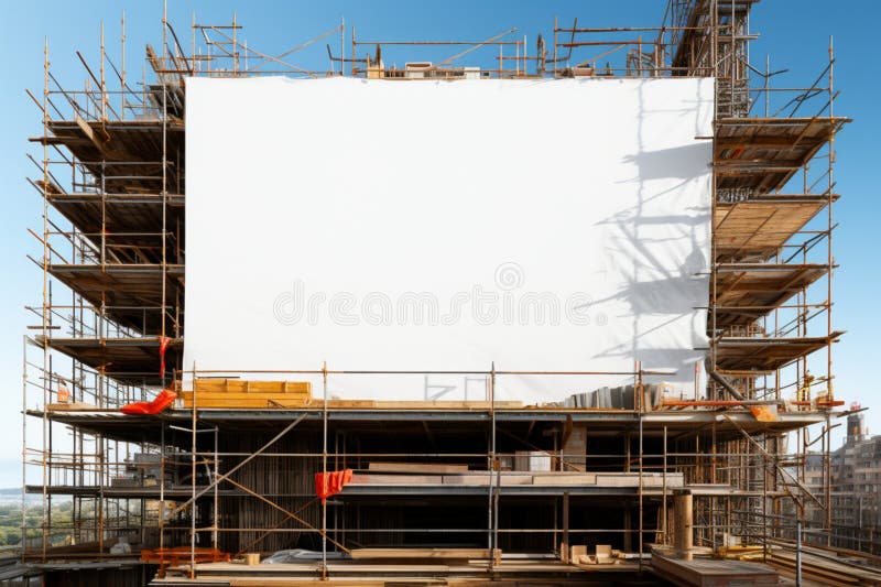 Project Planning Perfection Scaffold and Building Mock Up in a ...