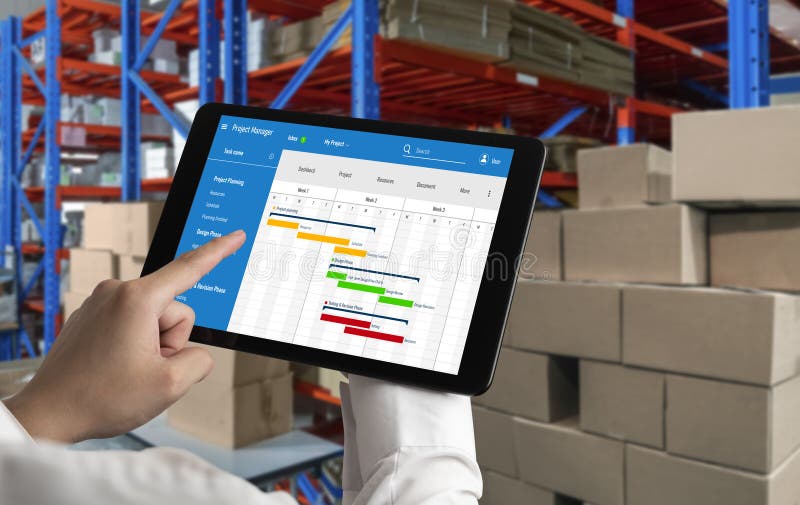 Project Planning Software for Modish Business Project Management Stock ...