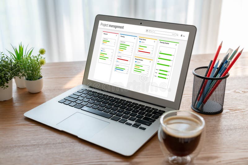 Project Planning Software for Modish Business Project Management Stock ...