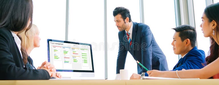 Project Planning Software for Modish Business Project Management Stock ...