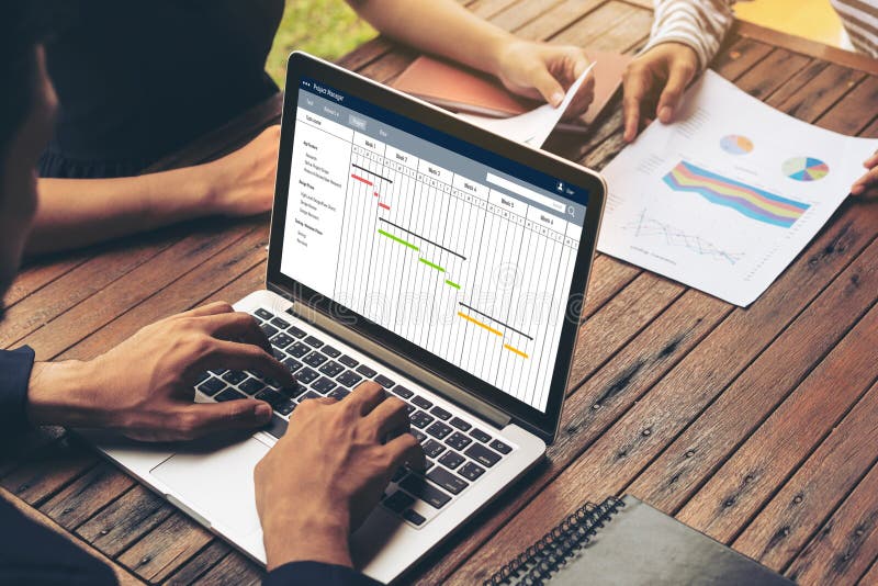 Project Planning Software for Modish Business Project Management Stock ...