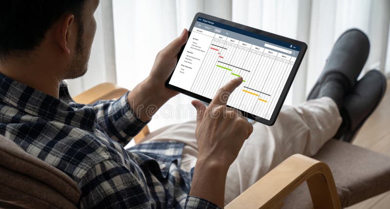 Project Planning Software for Modish Business Project Management Stock ...
