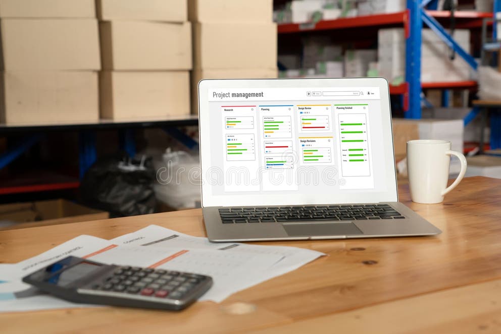 Project Planning Software for Modish Business Project Management Stock ...