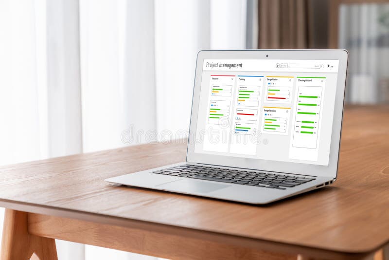 Project Planning Software for Modish Business Project Management Stock ...