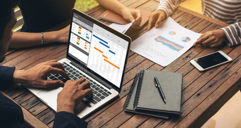 Project Planning Software for Modish Business Project Management Stock ...