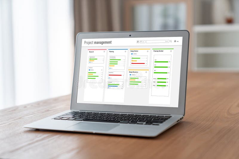 Project Planning Software for Modish Business Project Management Stock ...