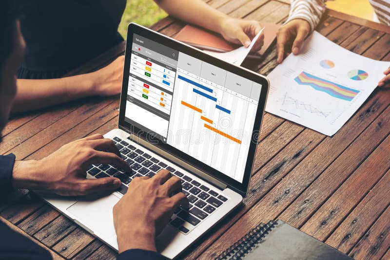 Project Planning Software for Modish Business Project Management Stock ...