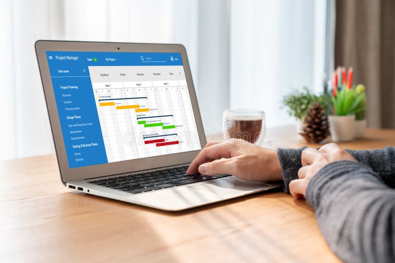 Project Planning Software for Modish Business Project Management Stock ...
