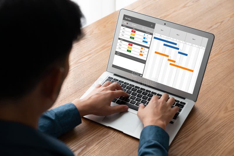 Project Planning Software for Modish Business Project Management Stock ...