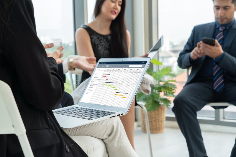 Project Planning Software for Modish Business Project Management Stock ...