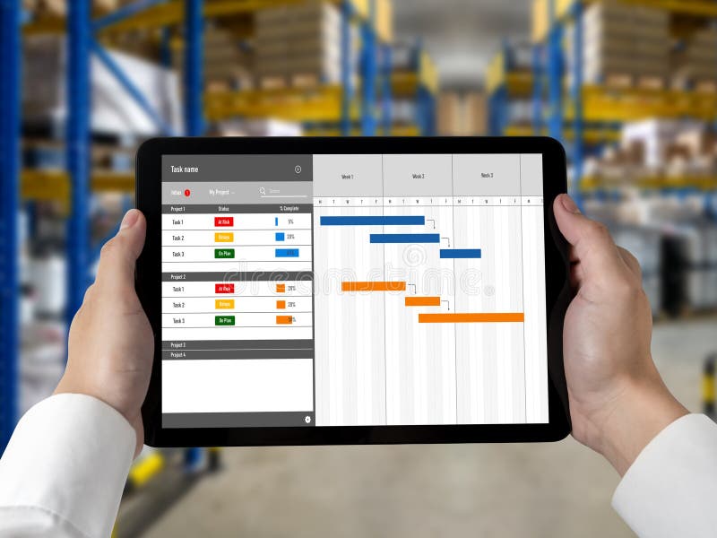 Project Planning Software for Modish Business Project Management Stock ...